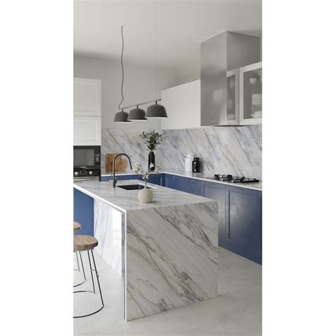 Dekton Trancepolished Ultra Compact Surface Blue Kitchen Countertop