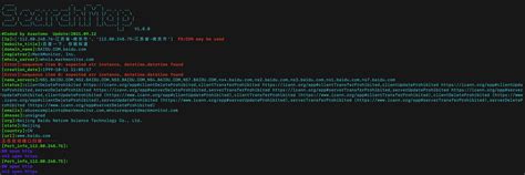 GitHub asaotomo SearchMap SearchMap是一款集域名解析IP反查域名WHOIS查询CDN检测端口扫描目录扫描