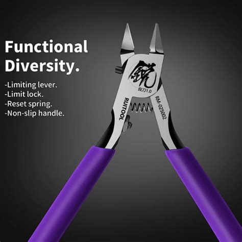 Ruitool 4 7 Inch Model Nippers Ultra Thin Single Edged Gundamaker