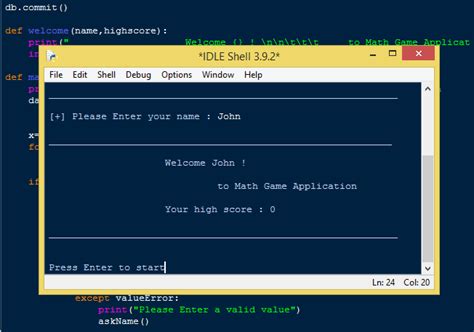 Simple Math Game Application With Sqlite In Python Free Source Code