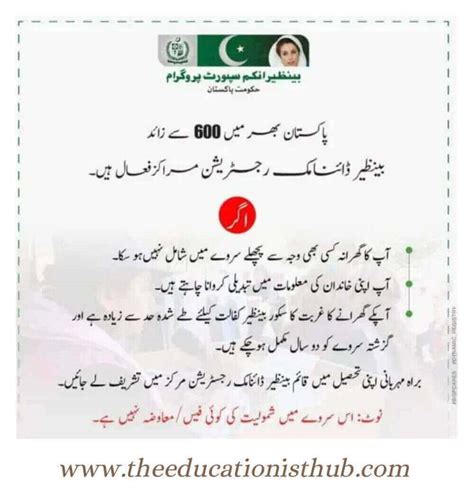 BISP Tehsil Office 8171 New Updated List 2025 Registration Update The Educationist Hub