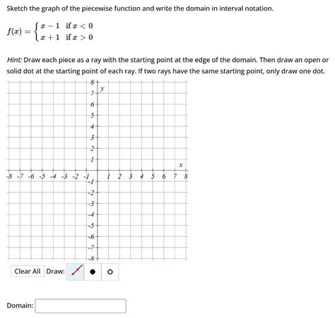Solved Sketch The Graph Of The Piecewise Function And Write
