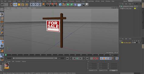 For Sale Sign 3d Model 29 3ds Blend C4d Fbx Max Ma Lxo Obj Free3d