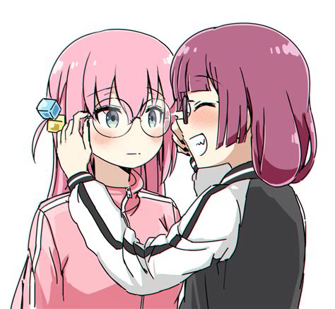 Gotoh Hitori And Hiroi Kikuri Bocchi The Rock Drawn By Torako
