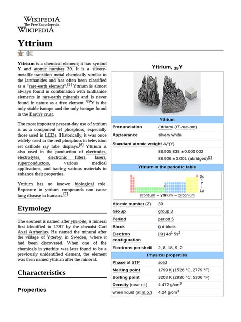 Yttrium Pdf