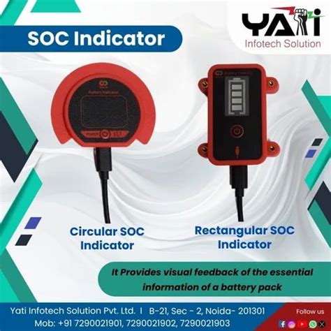 Lithium Battery Soc Indicator At 500 In Noida ID 2853927865873