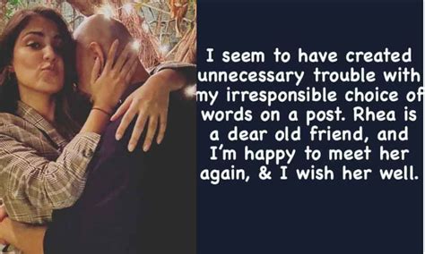 Rajiv Lakshman Deletes The Pic With Rhea Chakraborty Due To Irresponsible Choice Of Words