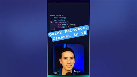Quick Refactor Classes In Typescript Typescript Typescripttutorial Coding Programming Youtube
