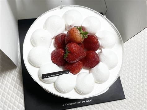 투썸 케이크 추천 딸기생크림 1호 살살 녹아요