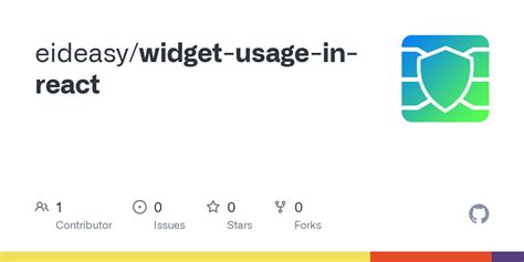github eideasy widget usage in react