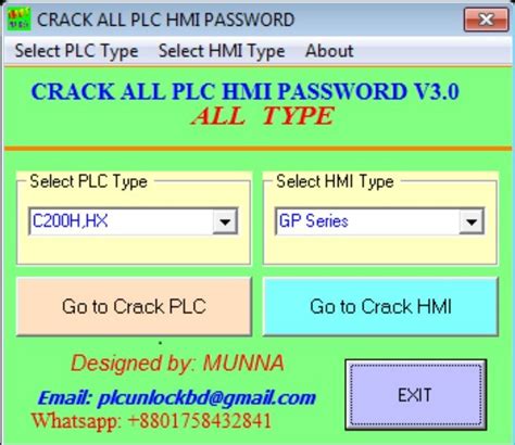 all plc hmi v3 0 password unlock software free download plc unlock bd