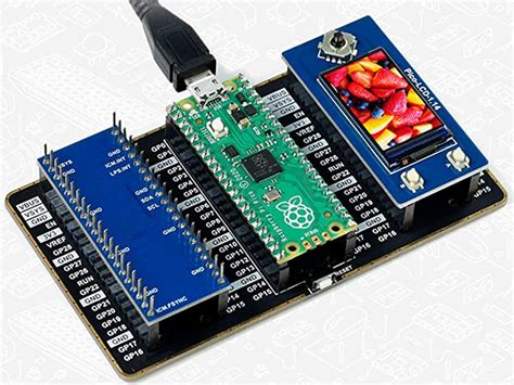 Raspberry Pi Pico Evaluation Kit Package B Includes Pico With Pre Soldered Header