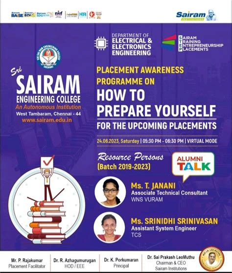 Sairam Electrical And Electronics Engineering On Linkedin Sairaminstitutions Digitallysairam