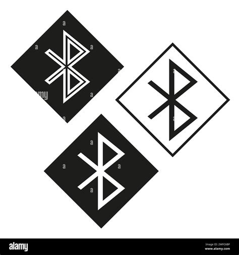 Bluetooth Icons Web Development Concept Vector Illustration Stock