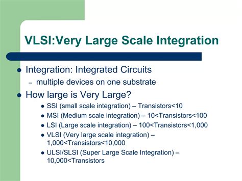 Vlsi Circuit Design Ppt