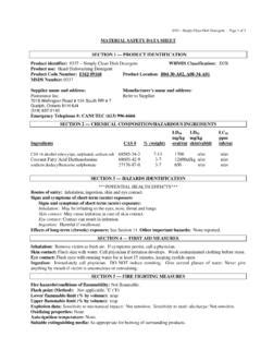 MATERIAL SAFETY DATA SHEET SECTION 1 Material Safety Data Sheet Section 1 Pdf PDF4PRO