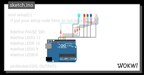 Sos Morsecode Wokwi Esp32 Stm32 Arduino Simulator