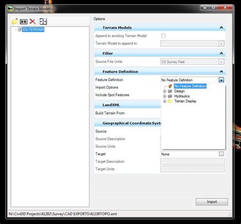 Solved Civil3d Landxml Surface To Microstation Surface Help