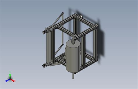 卷料机模型三维stepstep 模型图纸下载 懒石网