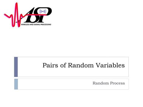 ppt pairs of random variables powerpoint presentation free download