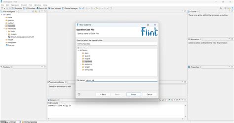 Project Creation — Flint 20 Documentation