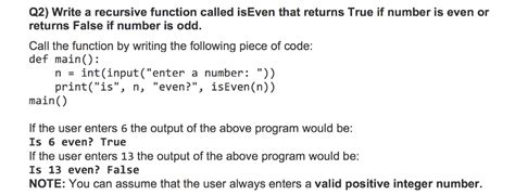 Solved Q Write A Recursive Function Mylen Some List That Chegg Com