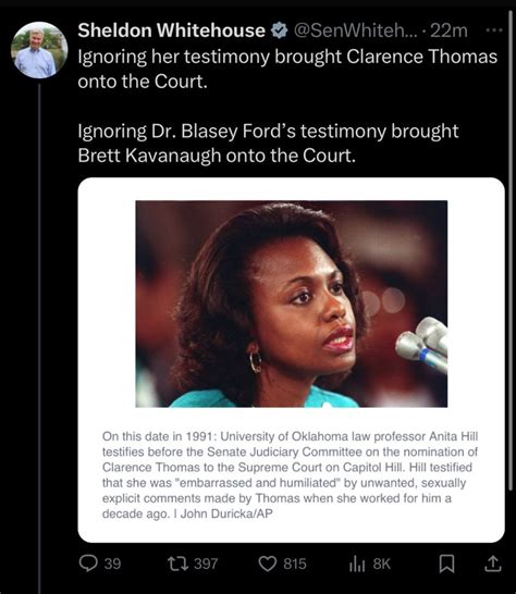 I Believe Kavanaugh Too Interesting Though How Sheldon Et Al Dont