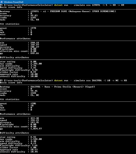 Hd Mod Being Ignored In Simulate Command · Issue 149 · Ppyosu Tools · Github