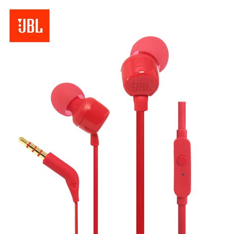 Jbl T In Ear Earphones With Microphone Wired Control Headphone Mm Jack Earbuds For Mobile