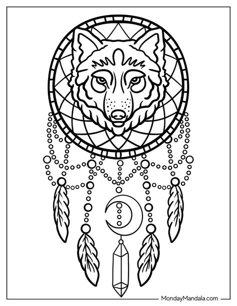 20 Dreamcatcher Coloring Pages Free Pdf Printables
