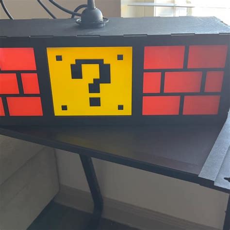 Rubiks Cube Lamp 6 Inch Cube Lamp With Ul Cord For Any Game Room Perfect Geek T Etsy