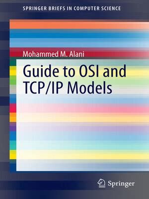 Guide To OSI And TCP IP Models By Mohammed M Alani OverDrive Free Ebooks Audiobooks