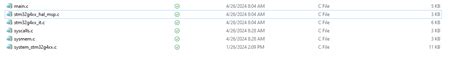 Stm32cubemx Not Generating Syscallsc And Sysmemc Stmicroelectronics Community