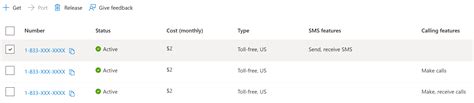 Início Rápido Gerenciar Números De Telefone Usando Os Serviços De Comunicação Do Azure