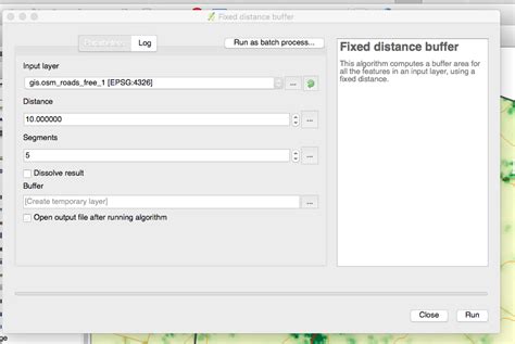 Creating Fixed Buffer Around A Selected Point In Qgis Version 2182