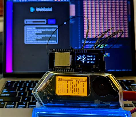 Esp32 Running Webserial To Shovel Logs Over Wifiap Or Existing To