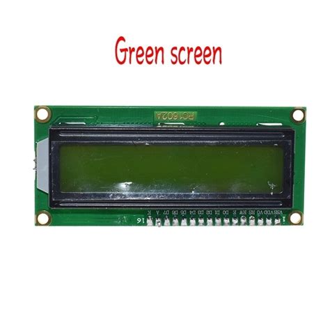 LCD1602A Module LCD1602 Blue Green Screen IIC I2C LCD1602 For Arduino Shopee Philippines