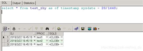 Oracle使用as Of Timestamp 查询恢复表中一定时间之前的误删数据 Csdn博客