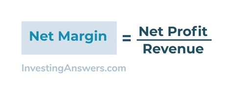 Net Margin Formula Definition InvestingAnswers
