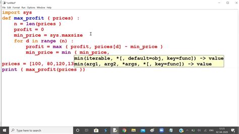 Nec Programming Practice Session Stock Buy Sell Problem Codeclass