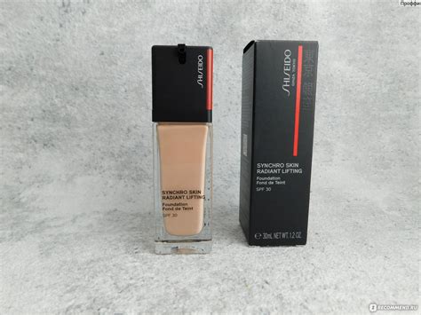 Тональное средство Shiseido Synchro Skin Radiant Lifting Foundation SPF ...