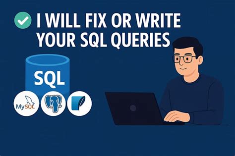 Write And Optimize Sql Queries In Mysql Postgresql And Sqlite By