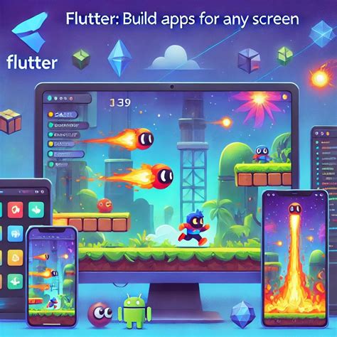 Flutter Gamedevelopment Casualgames Crossplatform Fluttergames