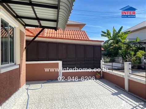 บ้านเดี่ยว 1 ชั้น 34 9 ตร ว หมู่บ้านนันทวัน10 ซอยเลียบวารี37 ถนนเลียบวารี เขตหนองจอก