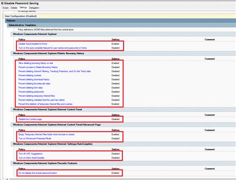 Disable Browser Password Saving Via Group Policy Practice Protect Support