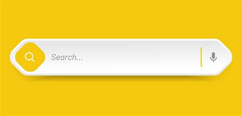 Ui Ux 디자인 및 웹 사이트에 대한 제안이 있는 검색 모음입니다 검색 주소 및 탐색 모음 아이콘입니다 웹 사이트에 대한 검색