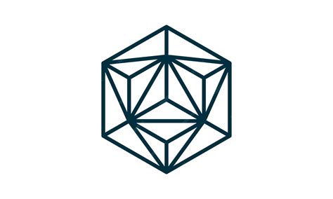 Premium Vector Line Art Cube Logo Template