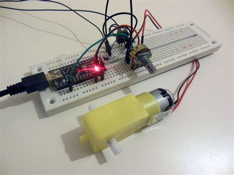 Using Arduino And Tip120 To Control A Dc Motor