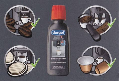 Durgol Swiss Espresso Machine Decalcifier Solution Set Of 2 N2 Free