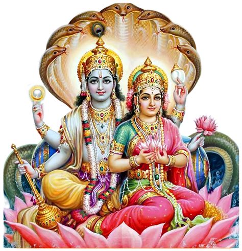 Vishnu Lakshmi Beautiful Png 4k Free Download